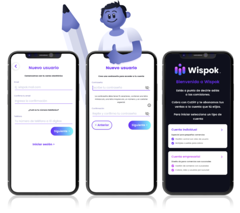 Wispok® – Cobra con CoDi sin comisiones